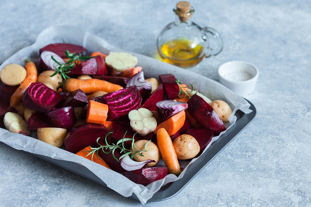 Fırınlanmış Kök Sebzeler, Balsamic Sirkesi İle | UFS