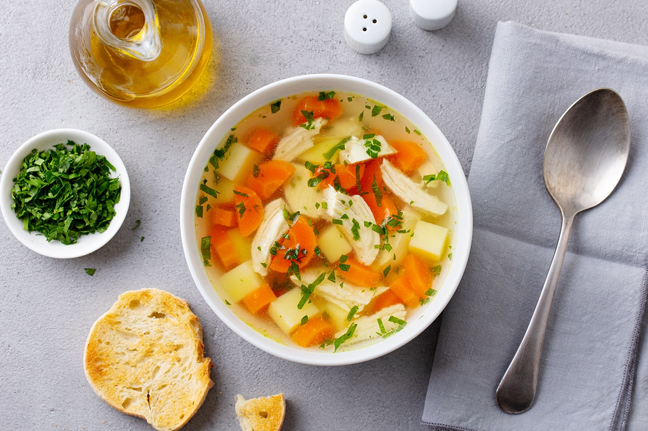İtalyan Usulü Tavuk Çorbası Tarifi, Hazır Çorba Çeşnisi ile Tarifi ...